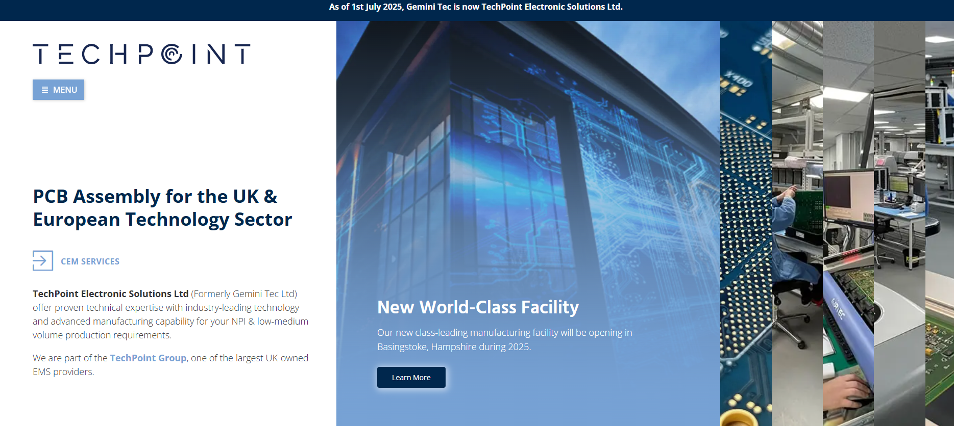 TechPoint Electronic Solutions Ltd, Aldershot, Hampshire, GU12 4XU