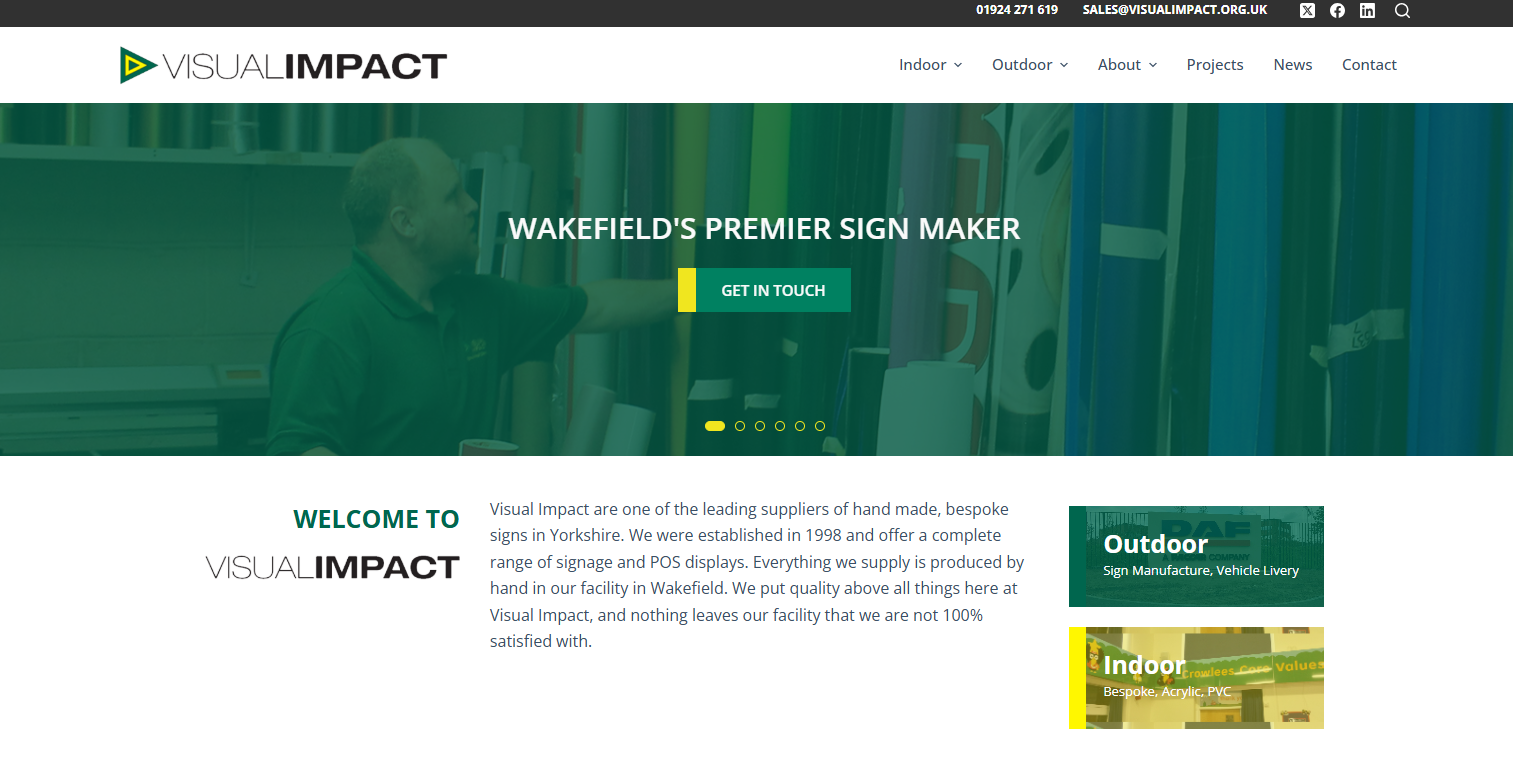 Visual Impact, Wakefield, West Yorkshire, WF4 5NW