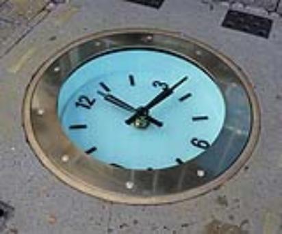 A new pavement clock for Windsor installed with time capsule hidden ...