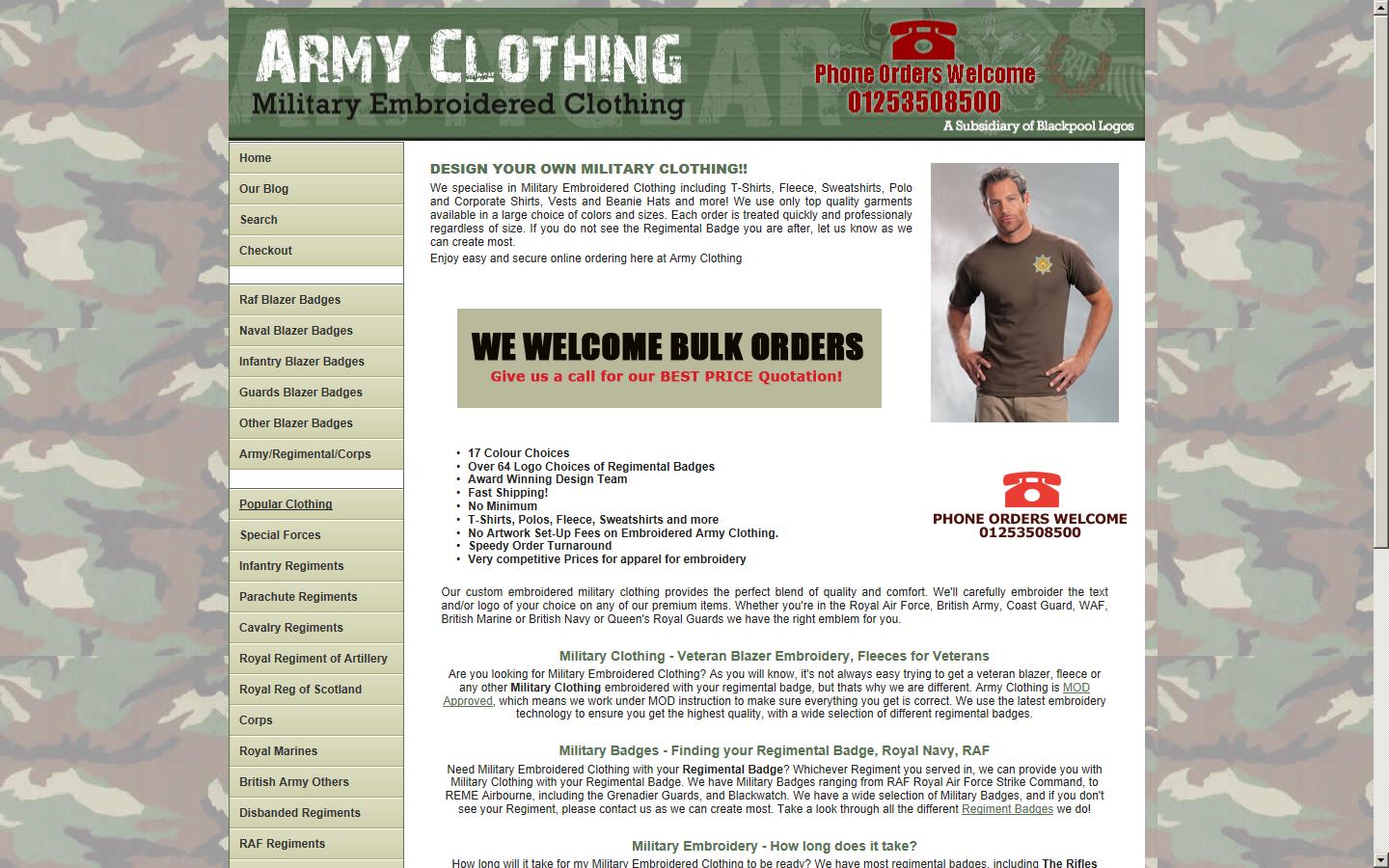 Army Clothing, Blackpool, Lancashire, FY2 OTN