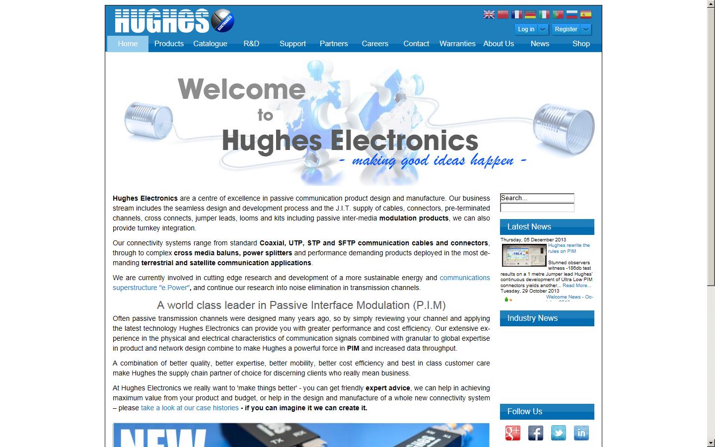 Hughes Electronics Ltd, London, SE1 1ES