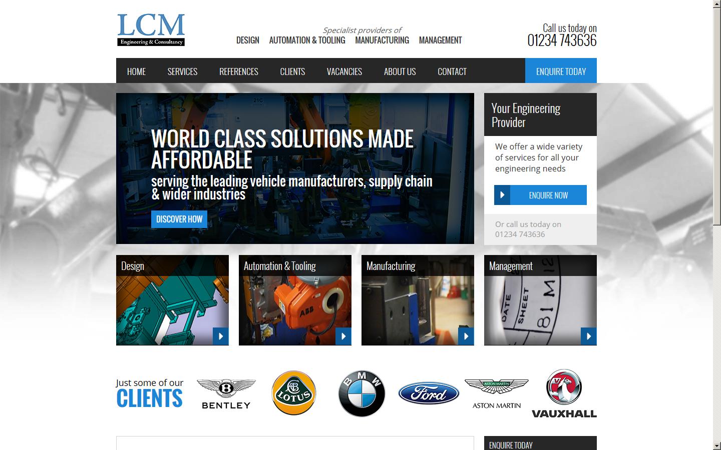 LCM Engineering & Consultancy Ltd, Bedford, Bedfordshire, MK45 3LW