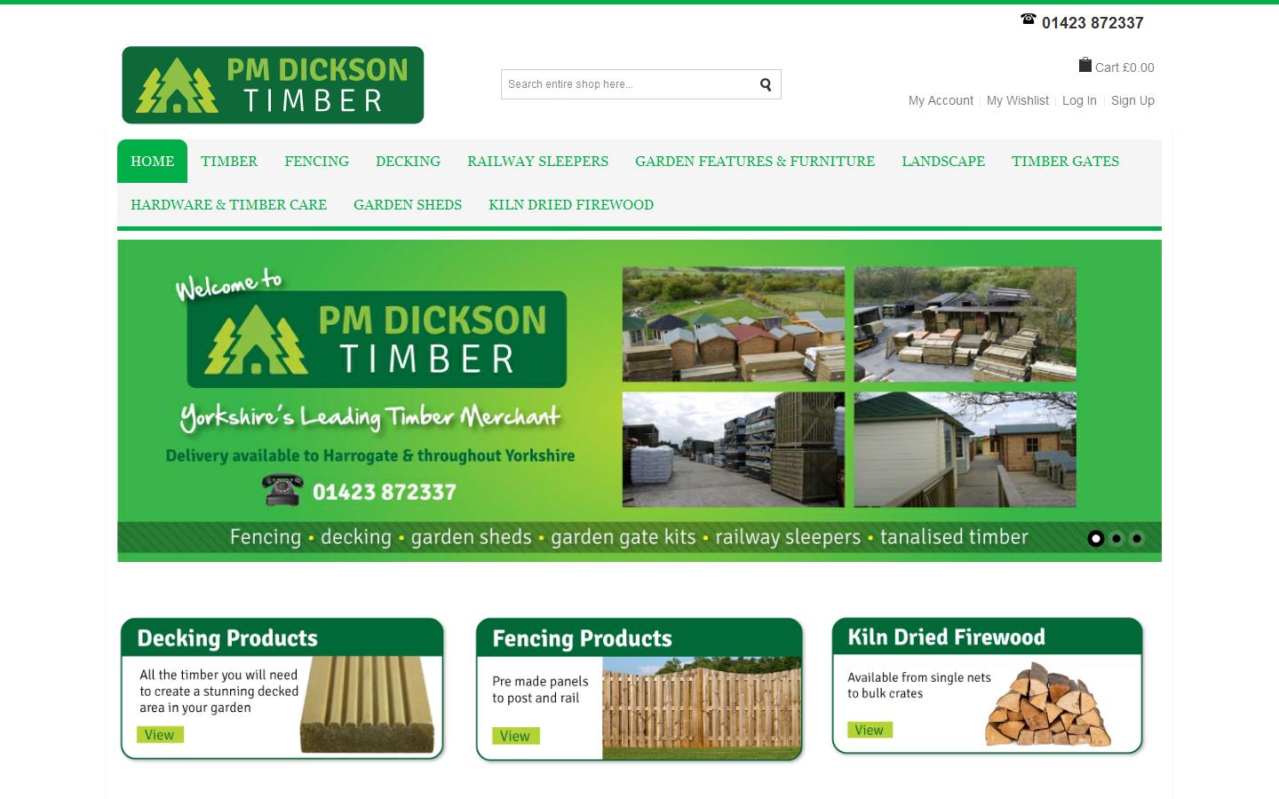 P M Dickson Timber, Harrogate, North Yorkshire, HG3 1JE